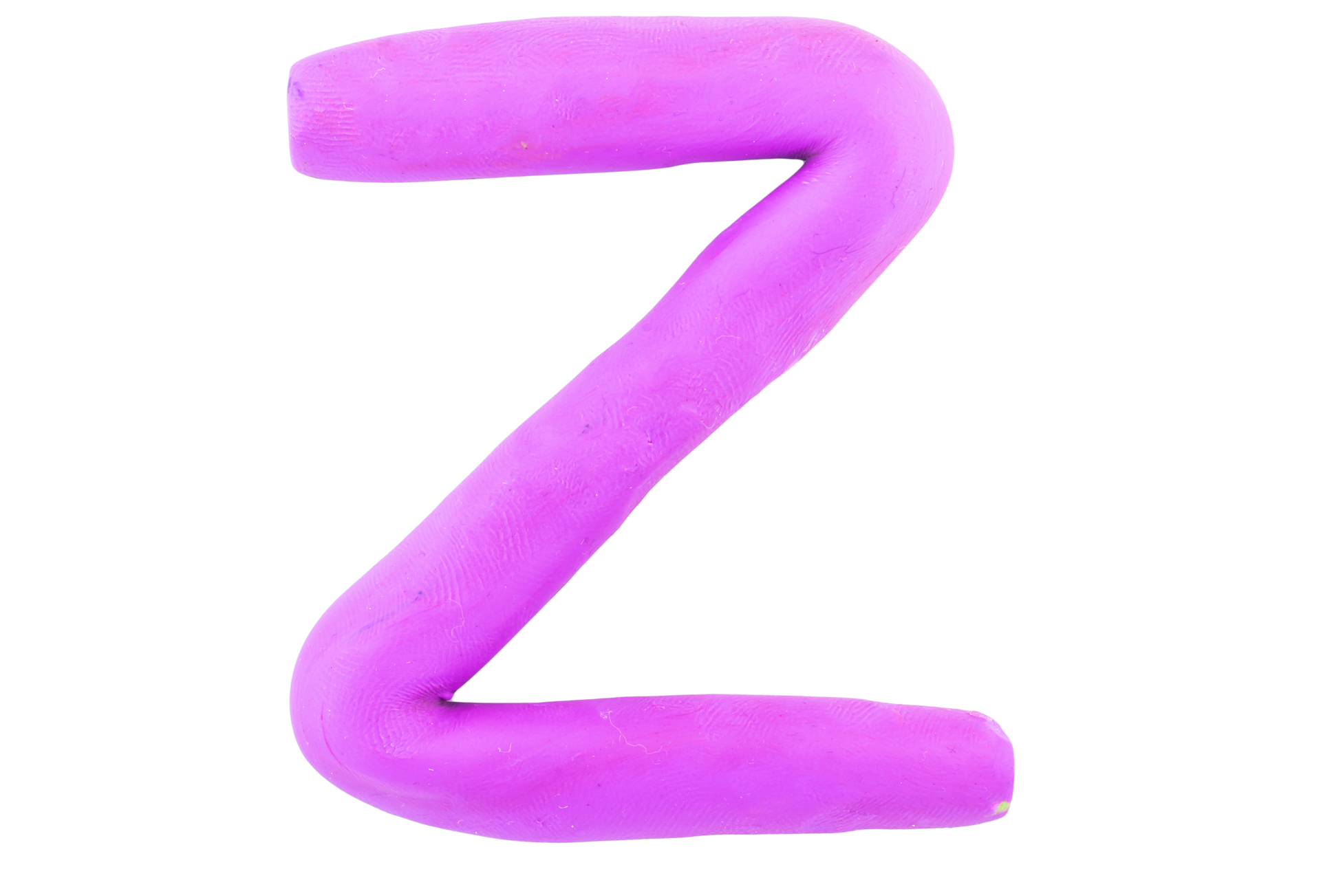 alphabet Z English colorful letters Handmade letters molded from ...