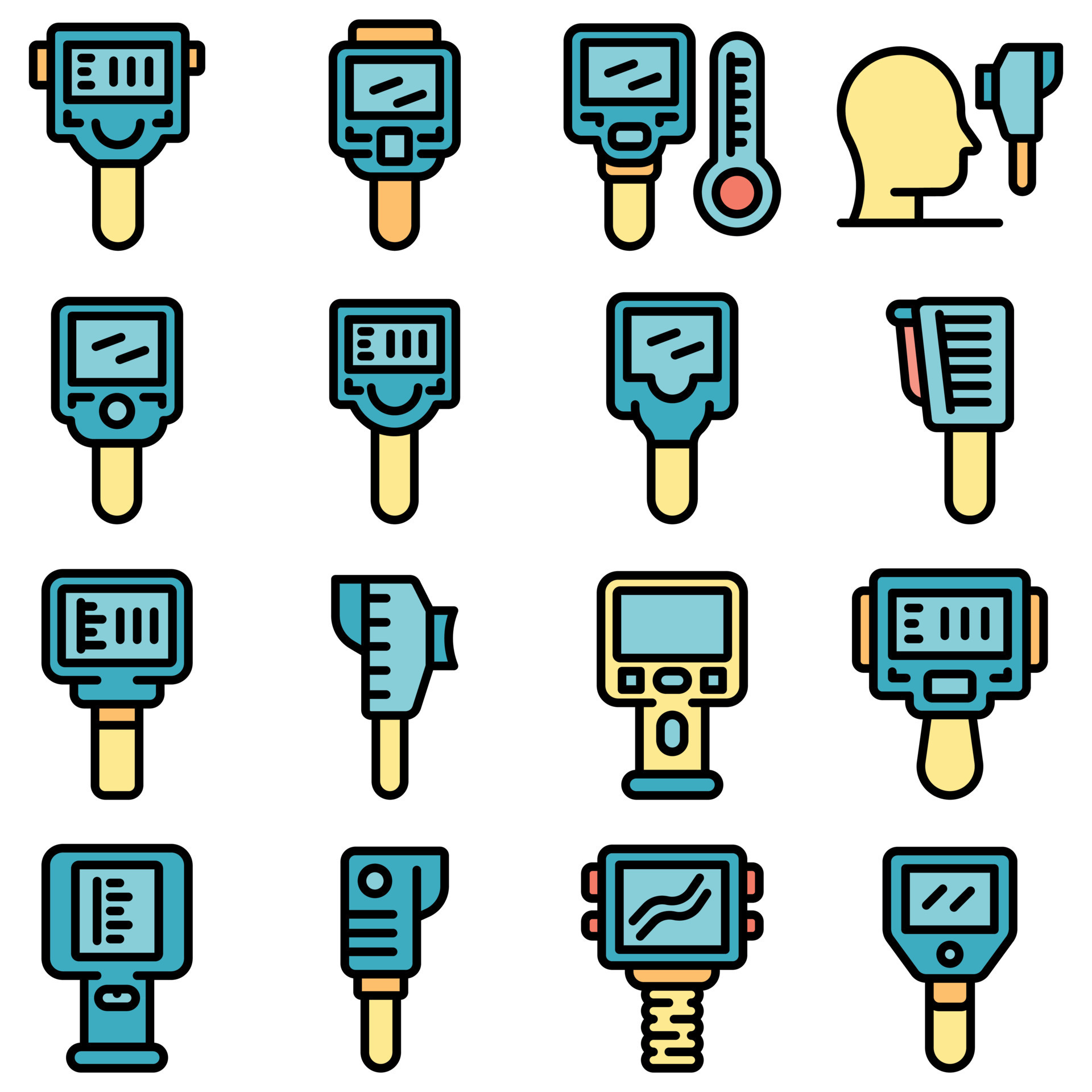 Thermal imager icons set vector flat 8551097 Vector Art at Vecteezy Thermal imager icons set vector flat 8551097 Vector Art at Vecteezy