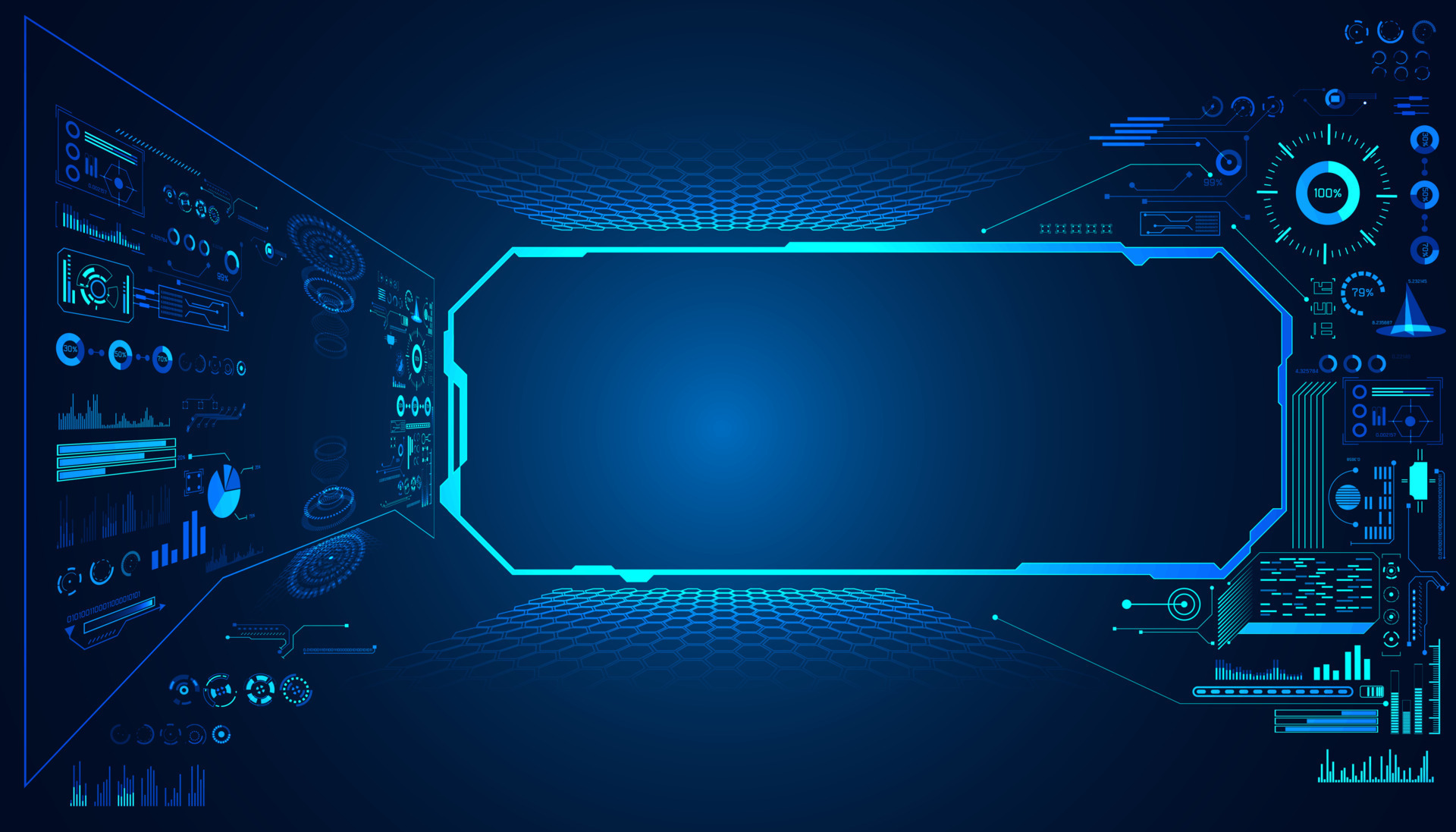 abstract technology ui futuristic concept hud interface hologram ...