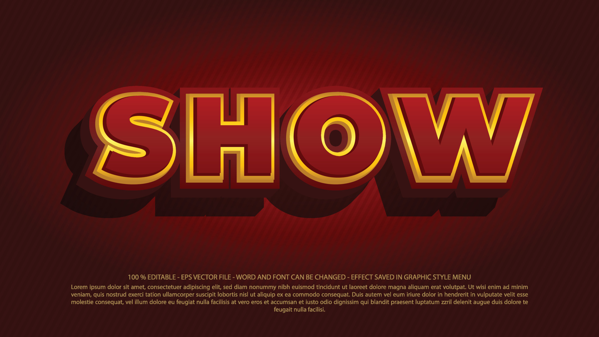 Text Effects Vector Art, Icons, and Graphics for Free Download