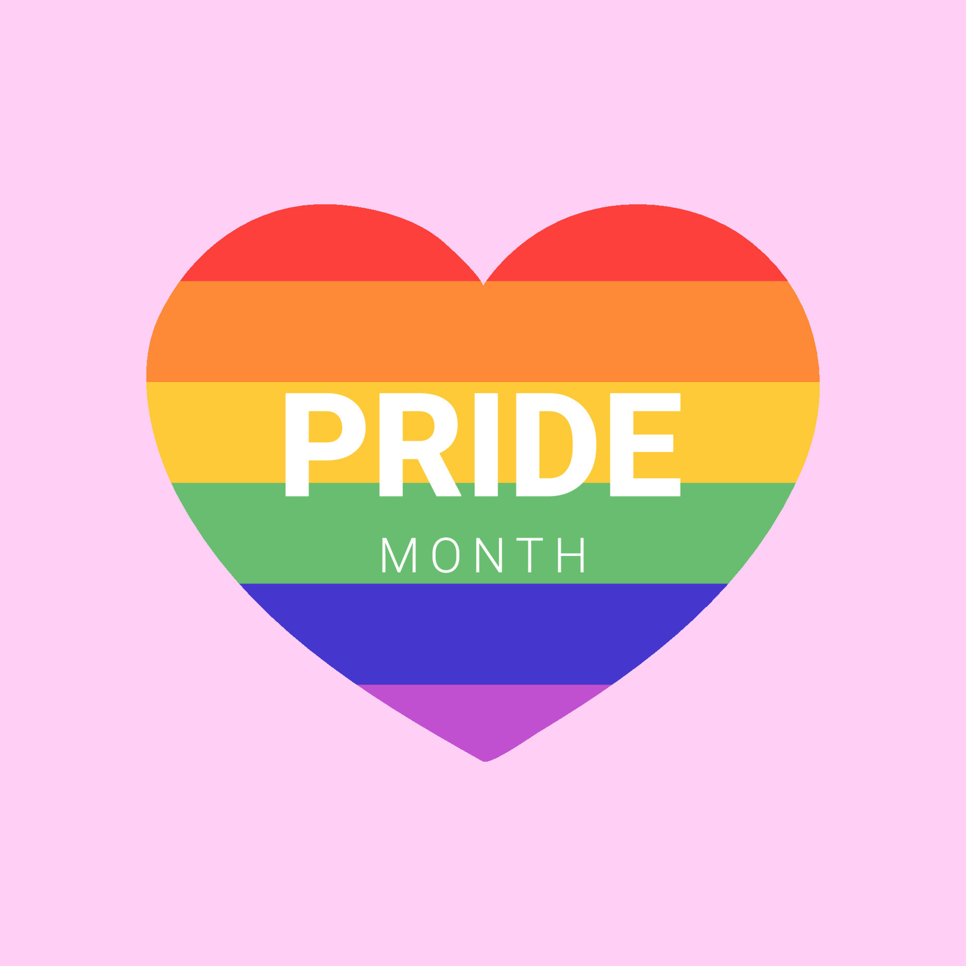 Lgbt Pride Month Heart Shaped Design Lgbt Flag Human Rights And Tolerance Poster Card