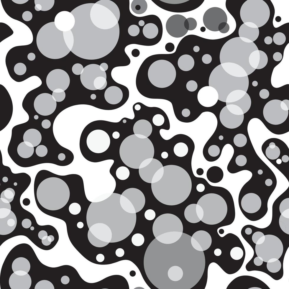 Abstract geometric seamless pattern. Bubble ornamental background ... Abstract geometric seamless pattern. Bubble ornamental background ...
