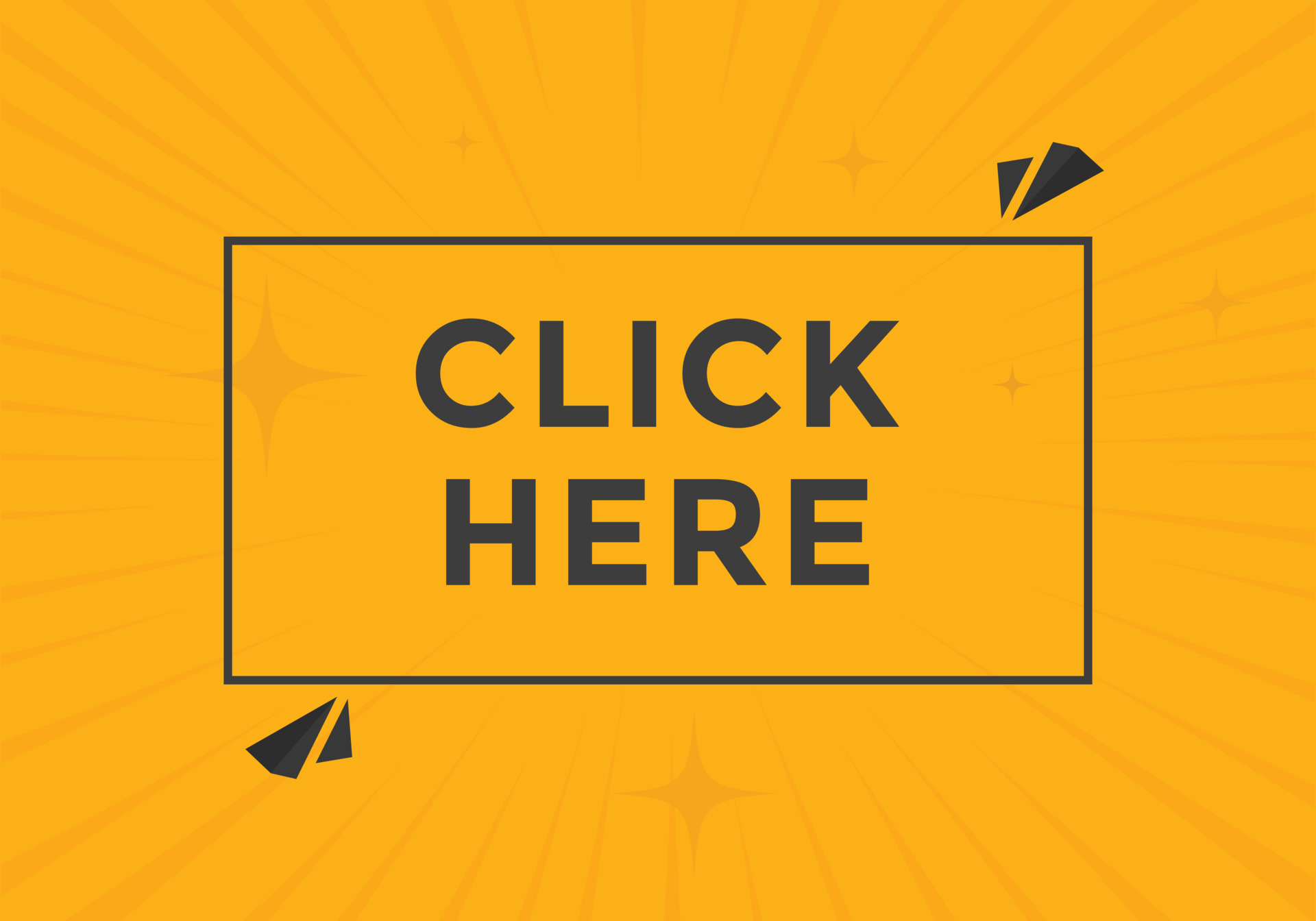 Click here text button. Web button template Click here 8558310 Vector ...