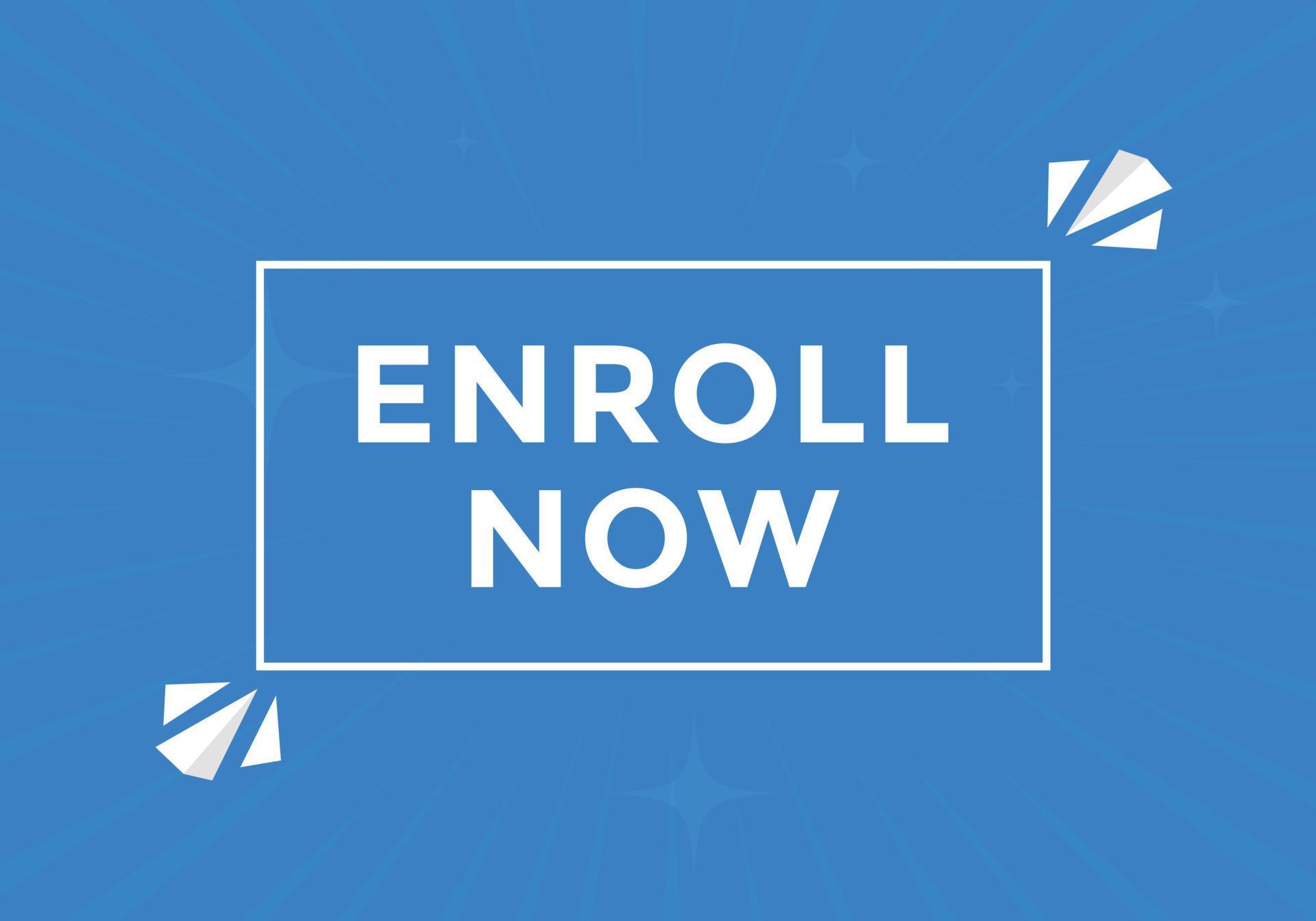 Enroll now button. Enroll now text web template. Sign icon banner ... Enroll now button. Enroll now text web template. Sign icon banner ...