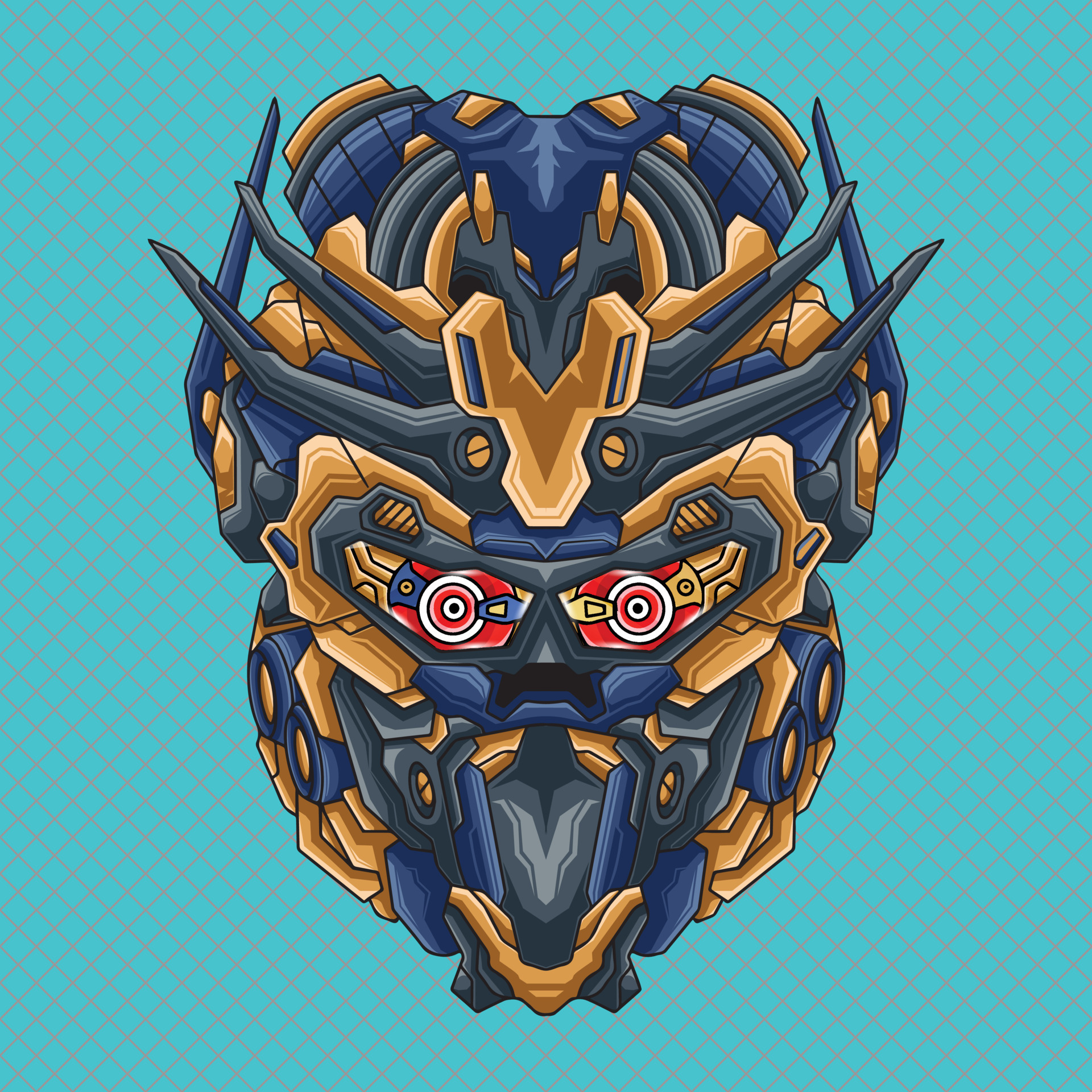 Robot Face Vector Art, Icons, and Graphics for Free Download