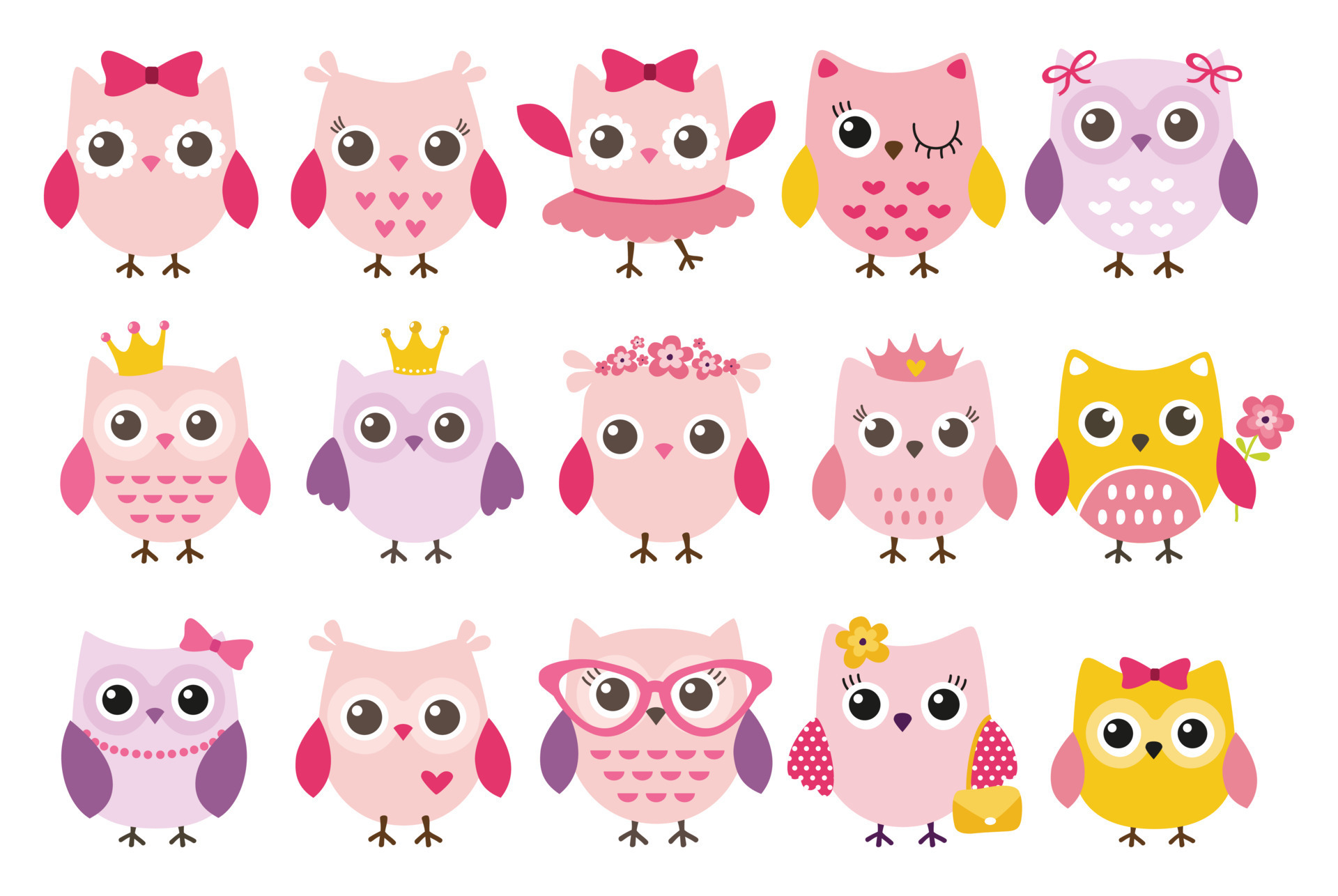 Baby Girl Owl Clip Art