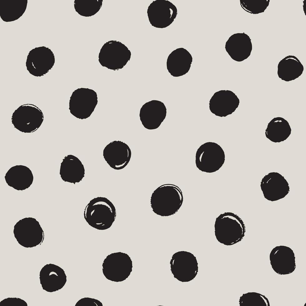 Brush dots vector pattern. Hand drawn dot pattern. Seamless Dots ... Brush dots vector pattern. Hand drawn dot pattern. Seamless Dots ...