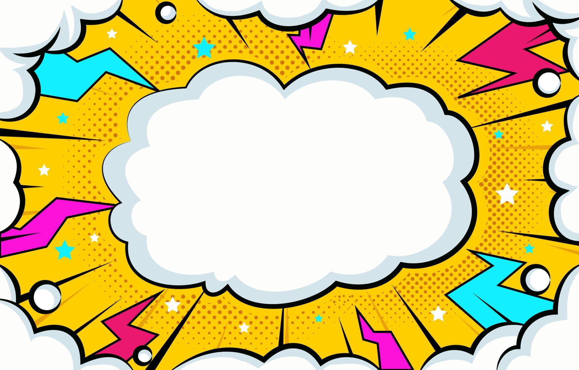 Retro Template Pop Art Background 8572953 Vector Art at Vecteezy