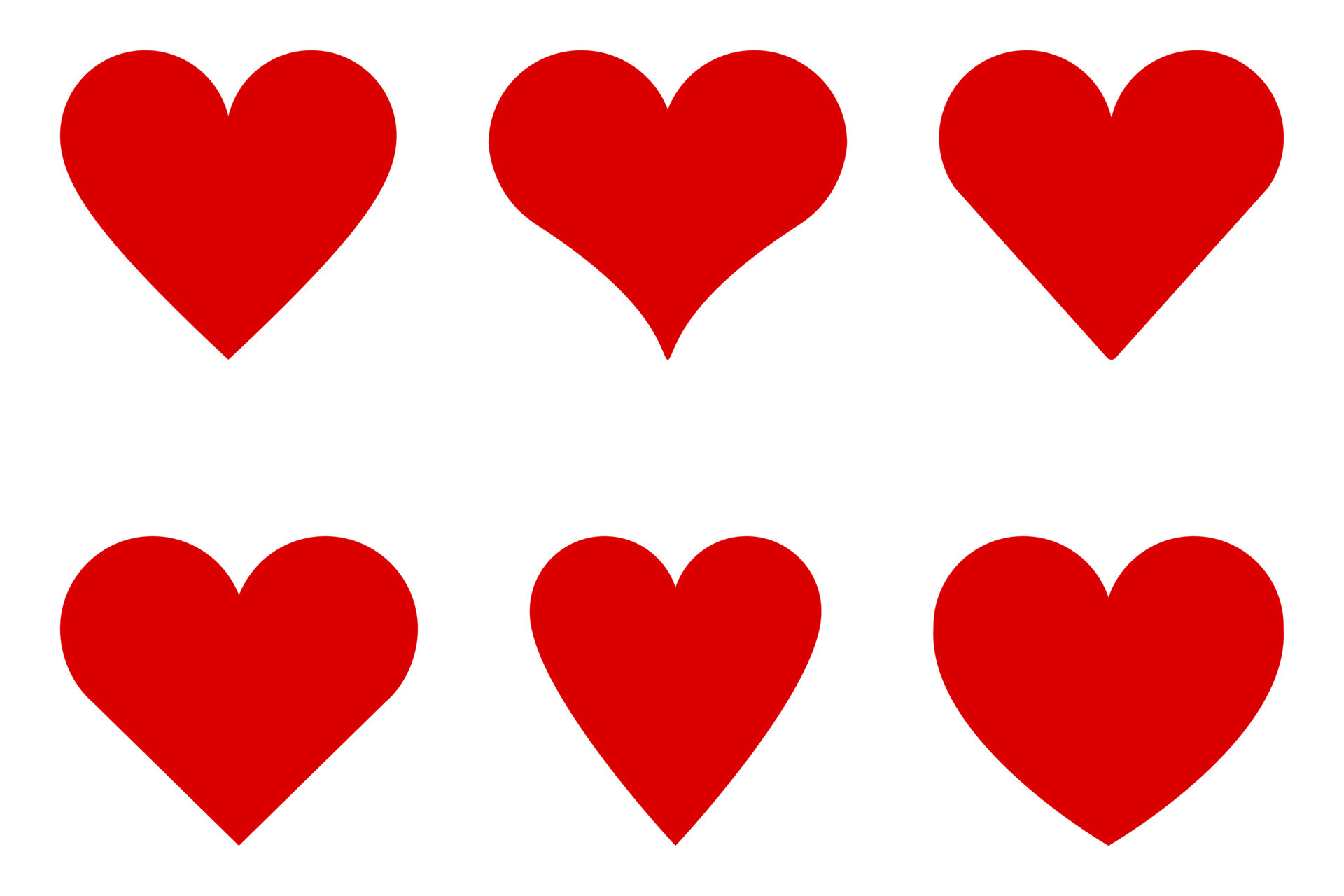 Heart icon set for web and app 8573899 Vector Art at Vecteezy