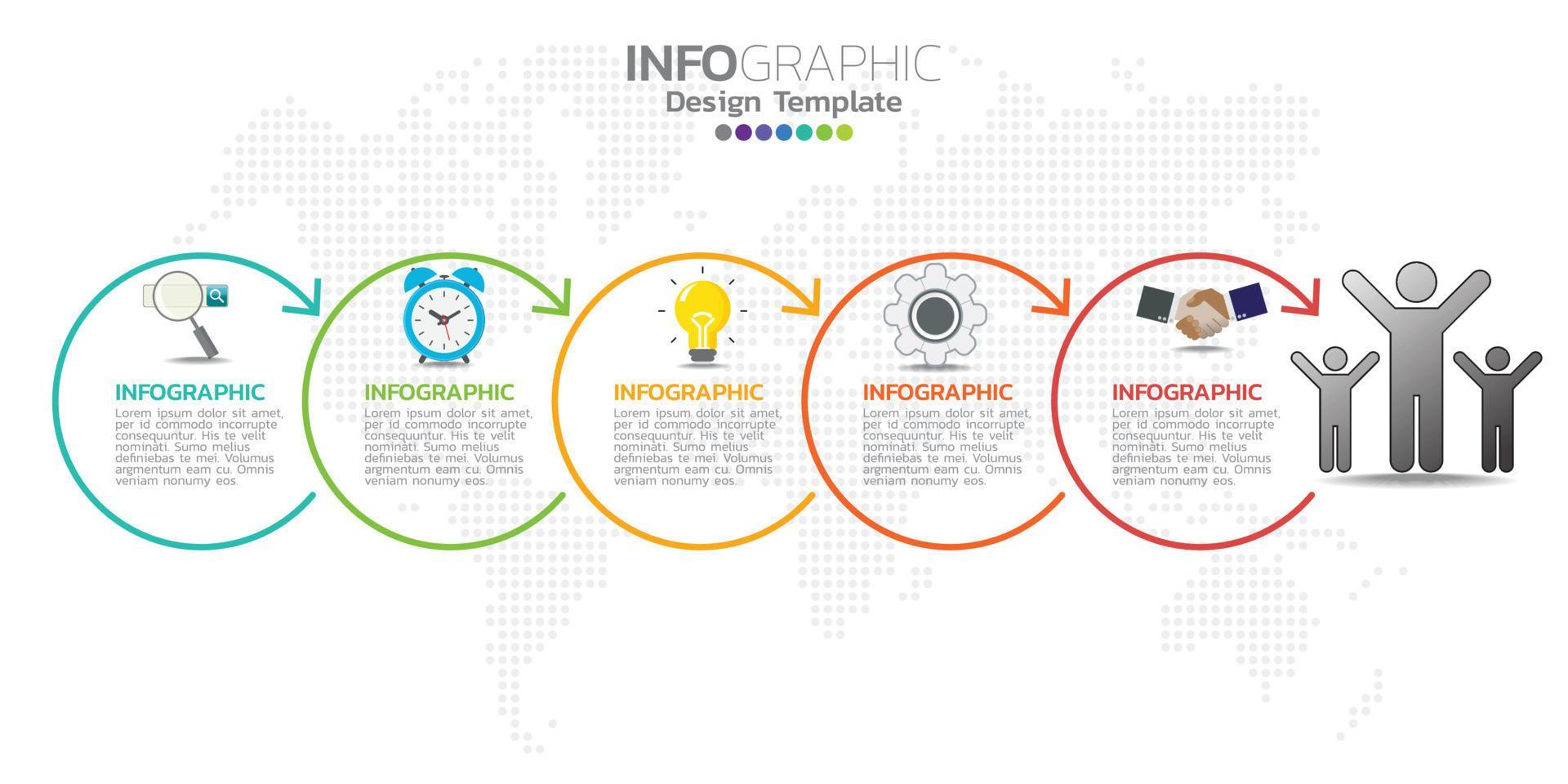 Timeline infographics design template with options, process diagram ...