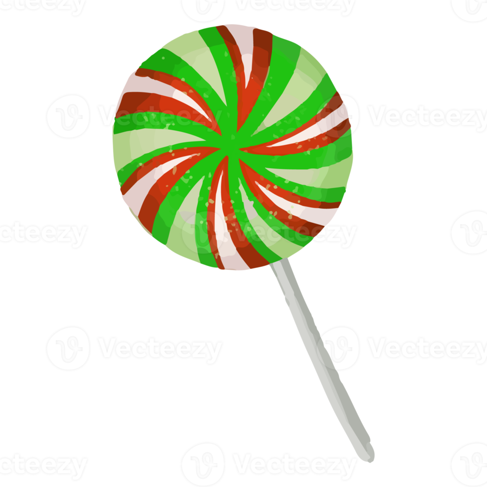 Watercolor Candy, Hand painted Christmas decoration 8588087 PNG