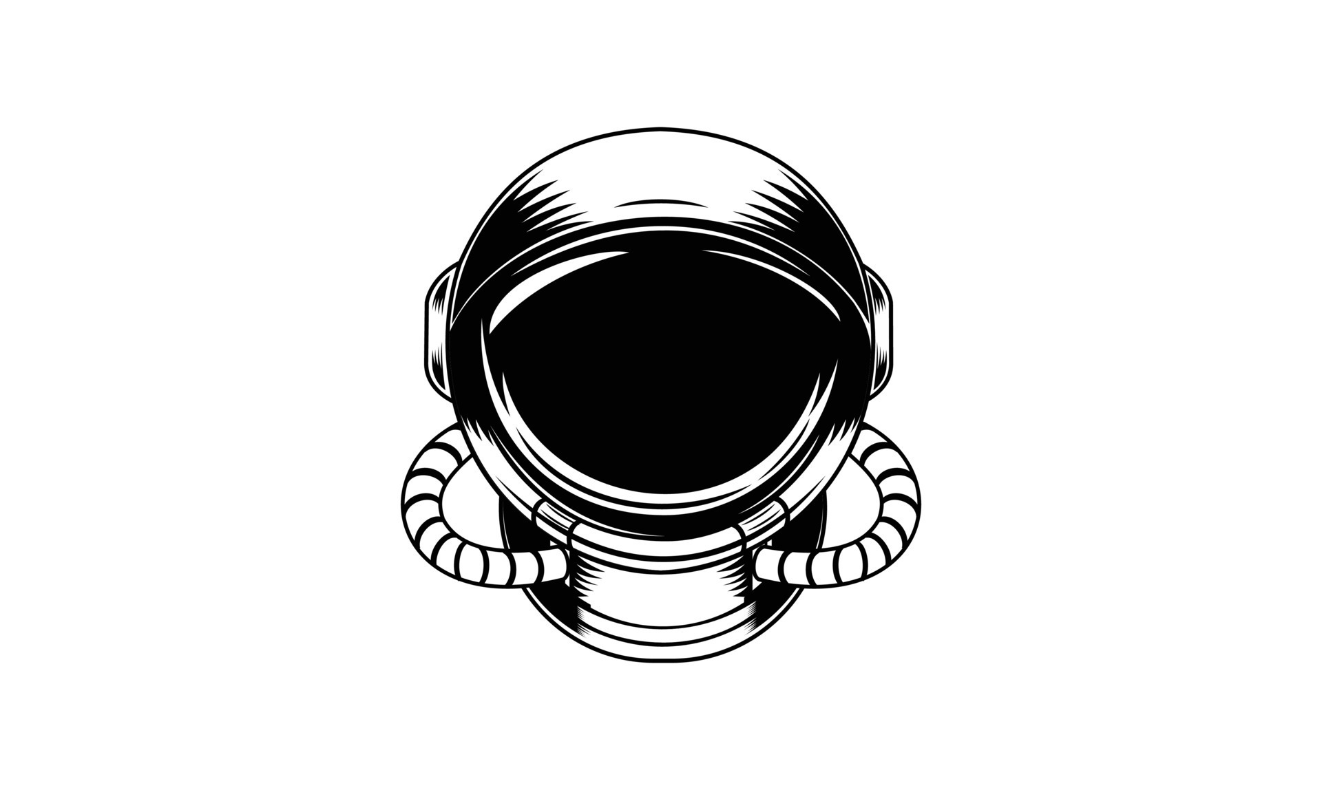 Astronaut helmet vector design for you 8601583 Vector Art at Vecteezy