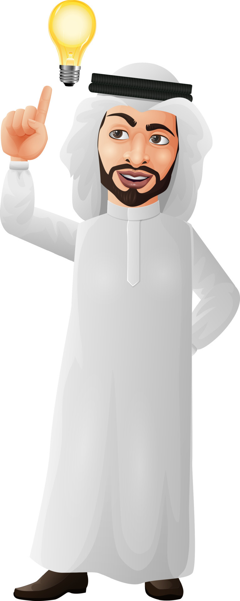 Cartoon arab businessman thinking and having idea 8604990 Vector Art at ... Cartoon arab businessman thinking and having idea 8604990 Vector Art at ...