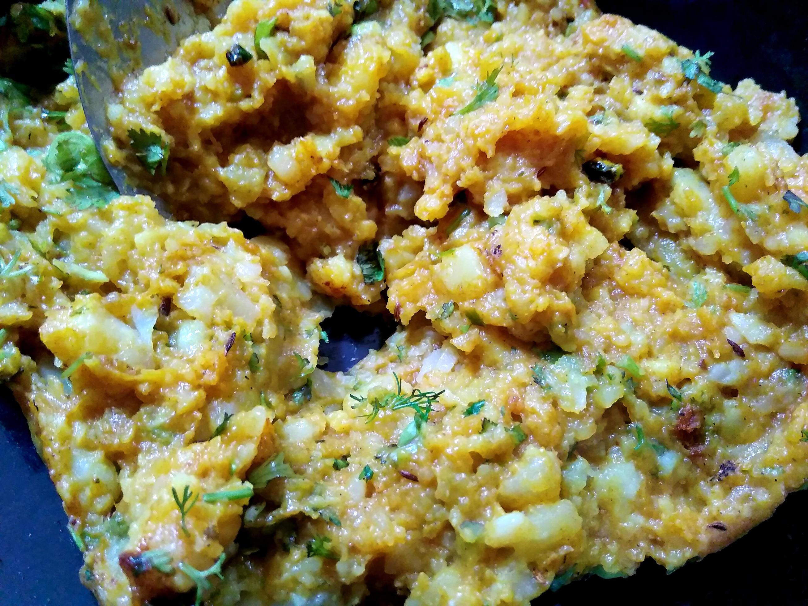 The Indian Traditional Dish Named Aloo Jeera Or Aalu Jeera Served In White Bowl 8612844 Stock