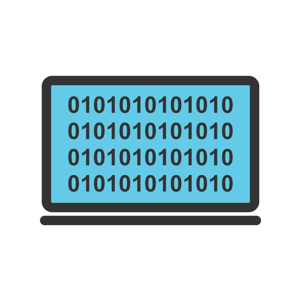 Computer Binary Code Filled Line Icon 8617596 Vector Art at Vecteezy
