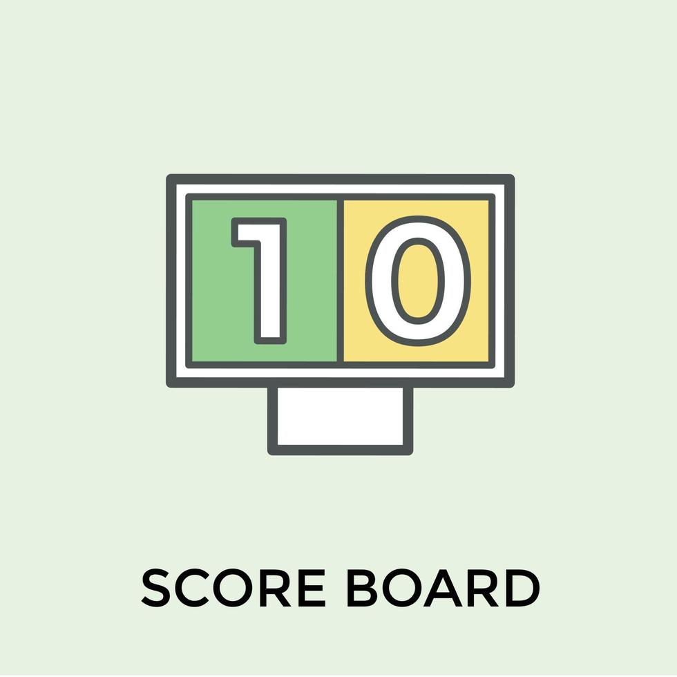 Trendy Scoreboard Concepts 8625842 Vector Art at Vecteezy