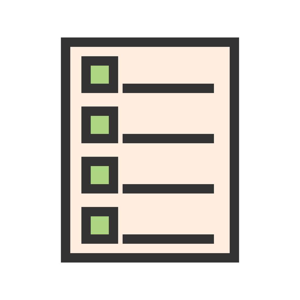 Tasks List Filled Line Icon 8626604 Vector Art at Vecteezy