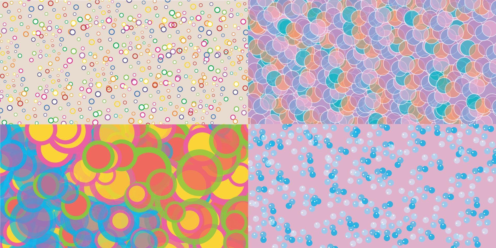 single pack bubble pattern background with various designs 8646674 ...