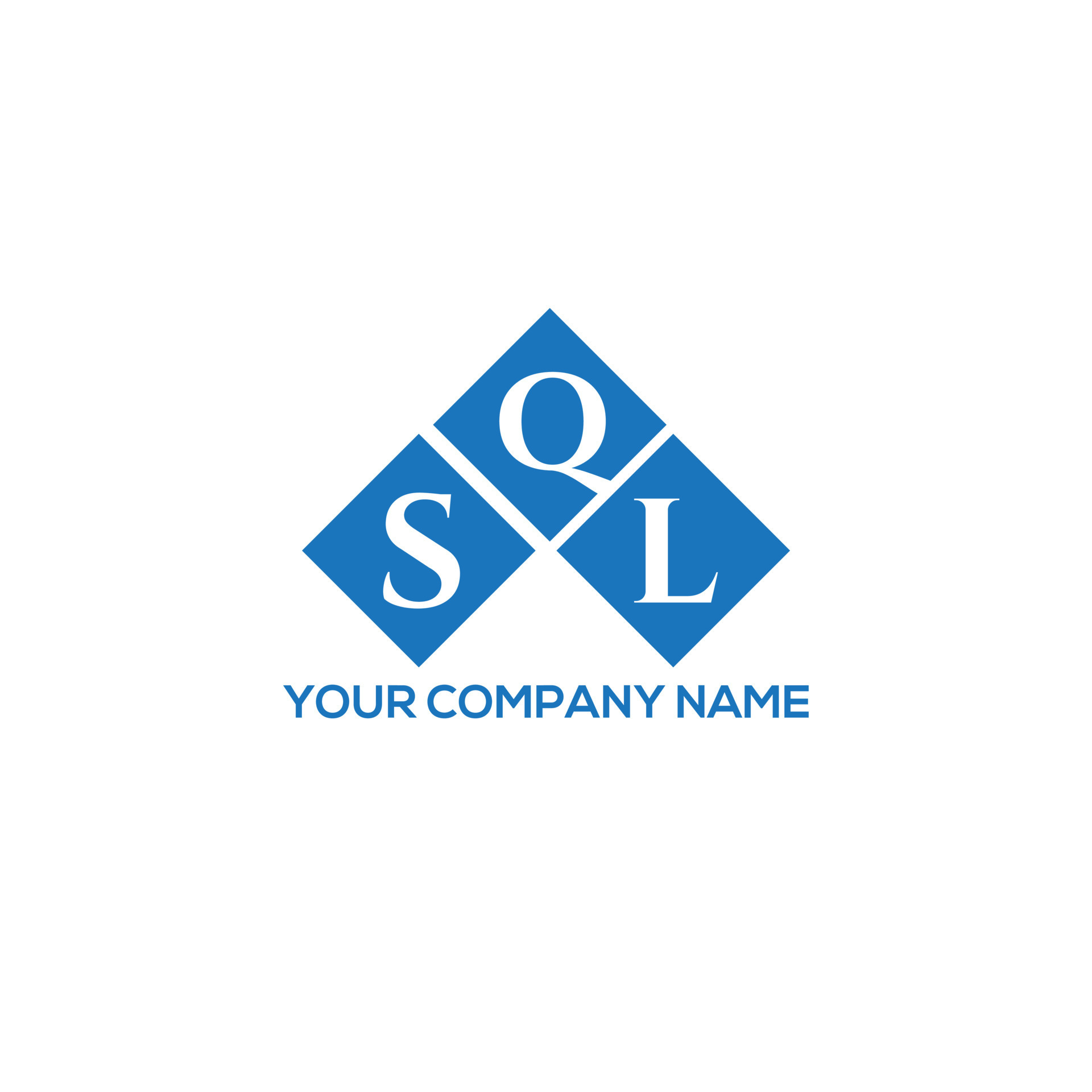 . SQL creative initials letter logo concept. SQL letter design.SQL ...