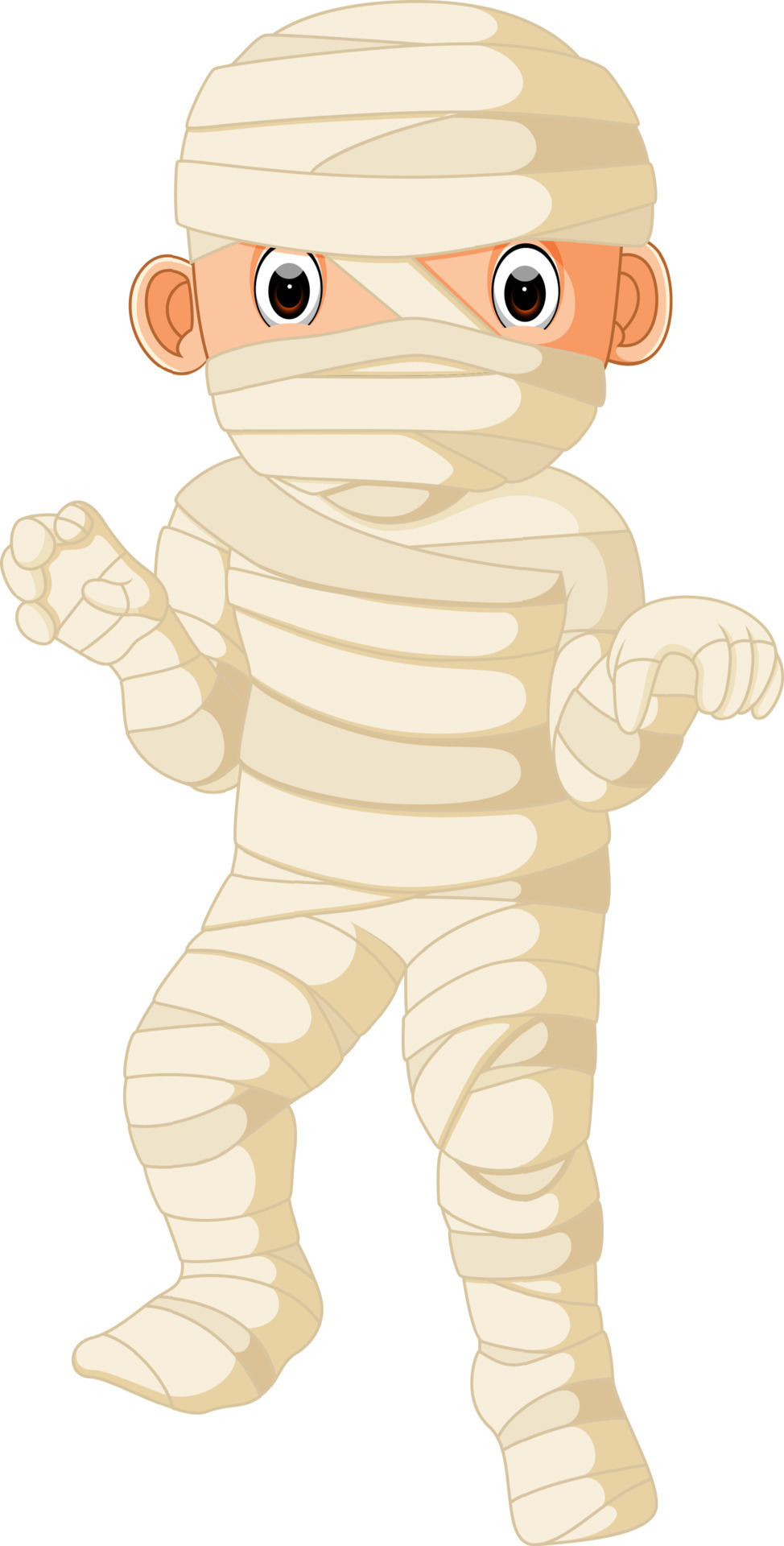 Cartoon Egyptian Mummy 8657953 Vector Art At Vecteezy