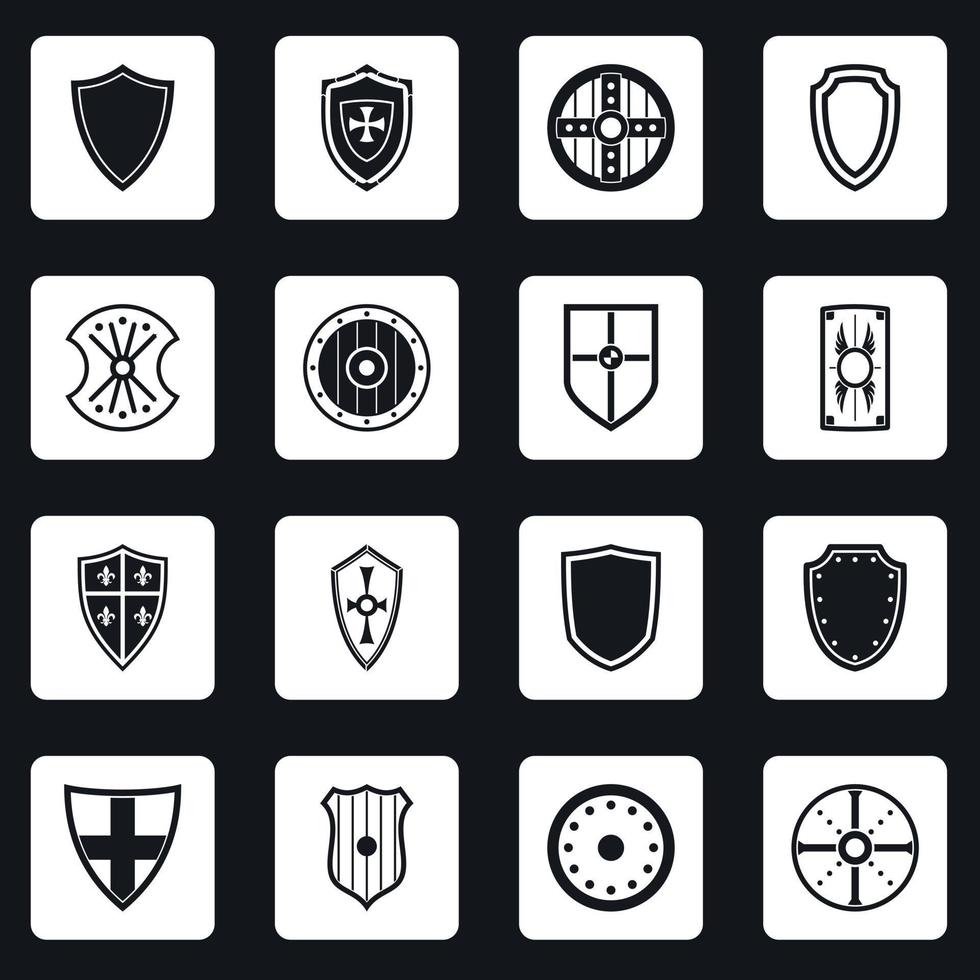 Shield frames icons set squares vector 8674051 Vector Art at Vecteezy Shield frames icons set squares vector 8674051 Vector Art at Vecteezy