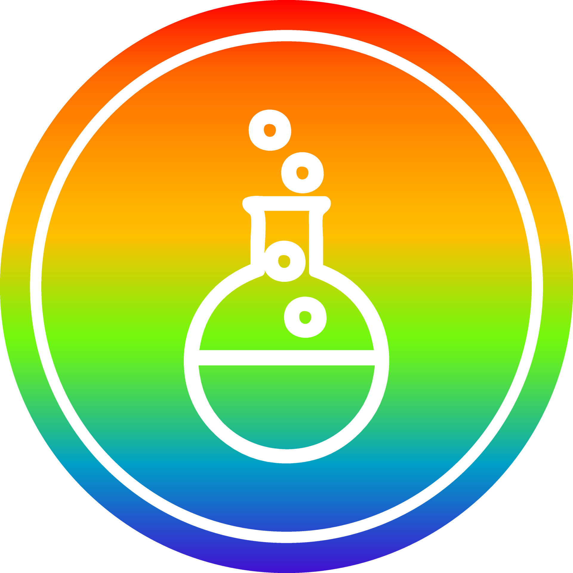 Science Experiment Circular In Rainbow Spectrum 8675631 Vector Art At Vecteezy