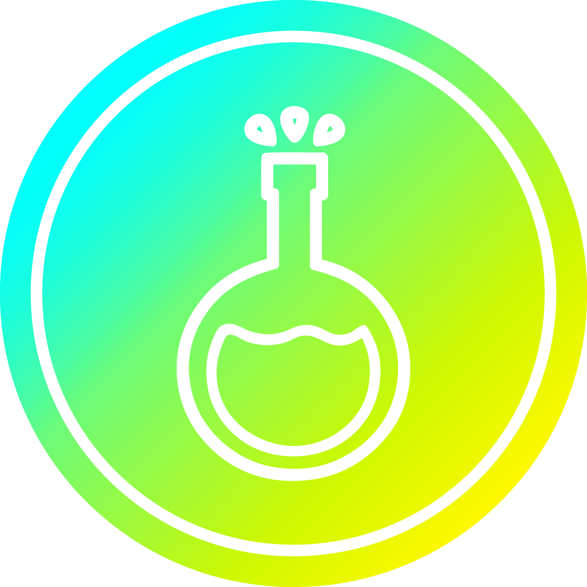 Science Experiment Circular In Cold Gradient Spectrum 8676159 Vector