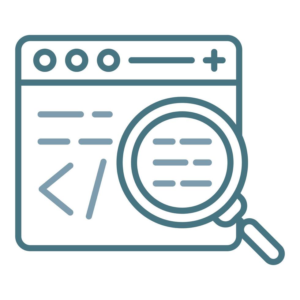 Code Testing Line Two Color Icon 8679728 Vector Art at Vecteezy