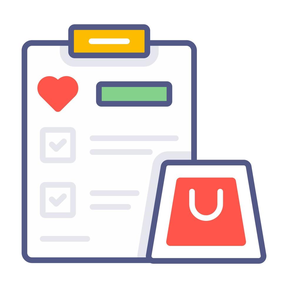 Wishlist Modern concepts design, vector illustration 8688209 Vector Art ...