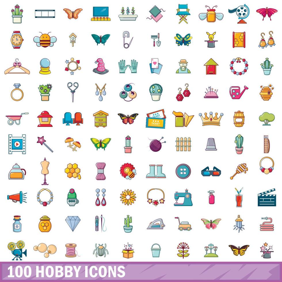 100 hobby icons set, cartoon style 8700840 Vector Art at Vecteezy 100 hobby icons set, cartoon style 8700840 Vector Art at Vecteezy