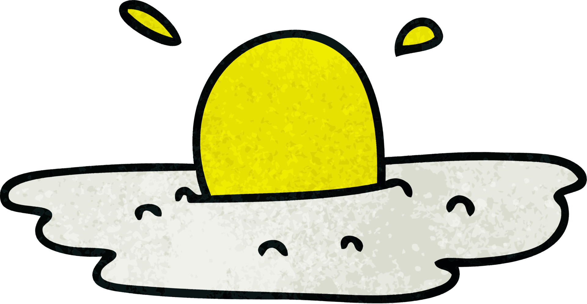 quirky hand drawn cartoon fried egg 8703193 Vector Art at Vecteezy quirky hand drawn cartoon fried egg 8703193 Vector Art at Vecteezy