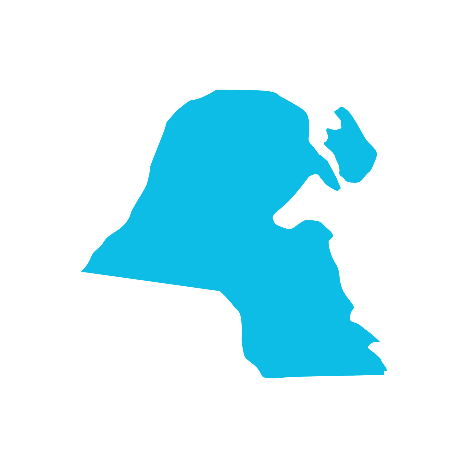 Kuwait map illustrated 8708921 Vector Art at Vecteezy