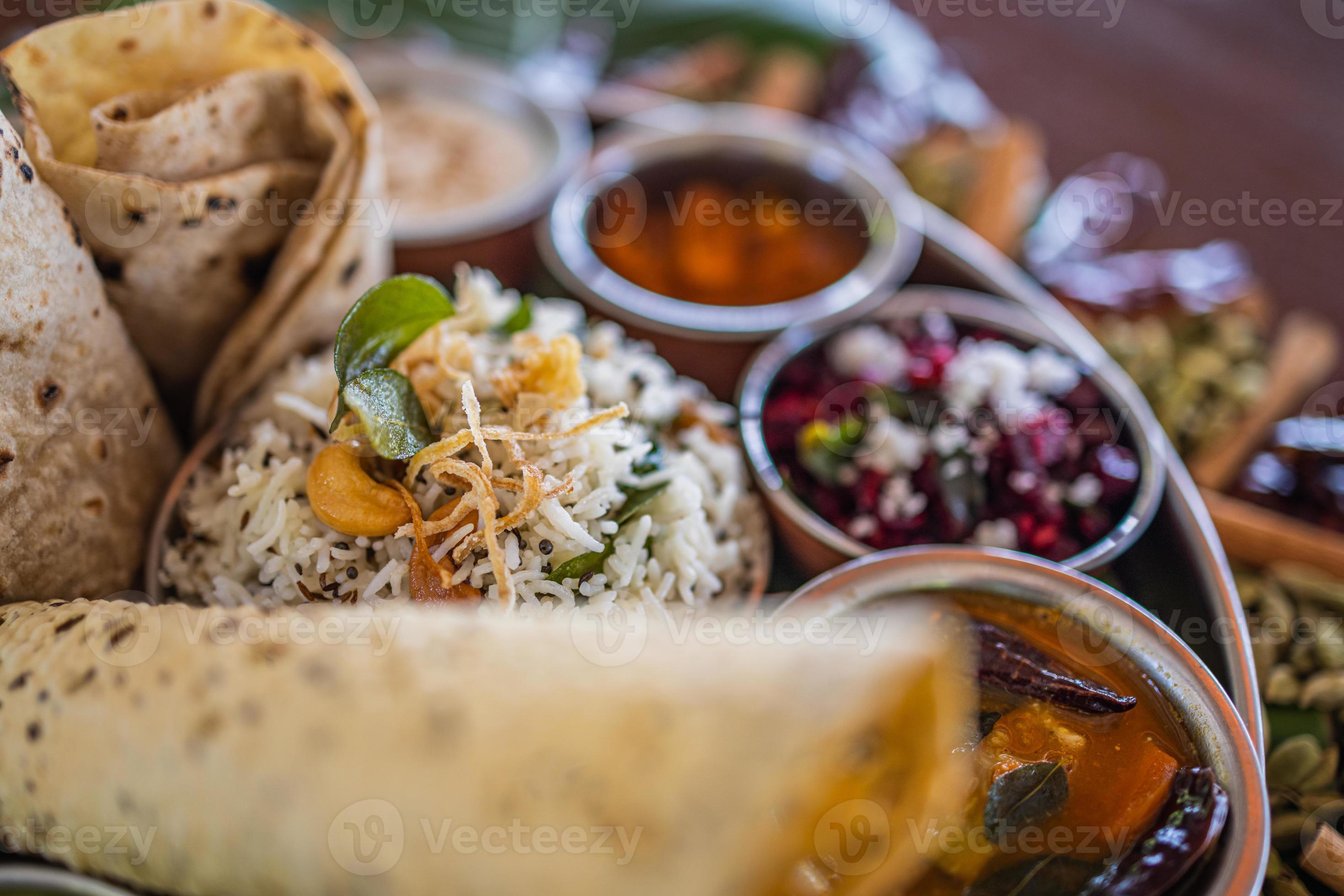 Indian Food Curry Butter Chicken Palak Paneer Chiken Tikka Biryani