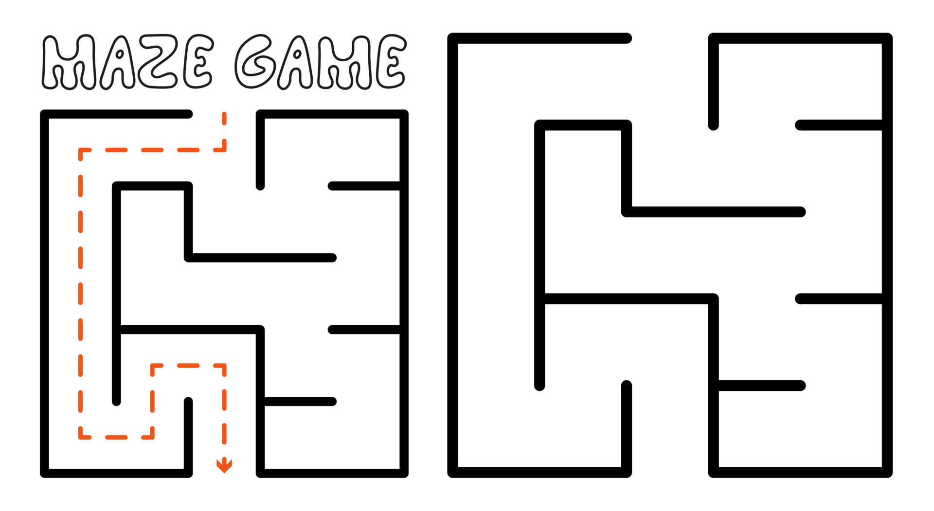 Simple Kids Maze