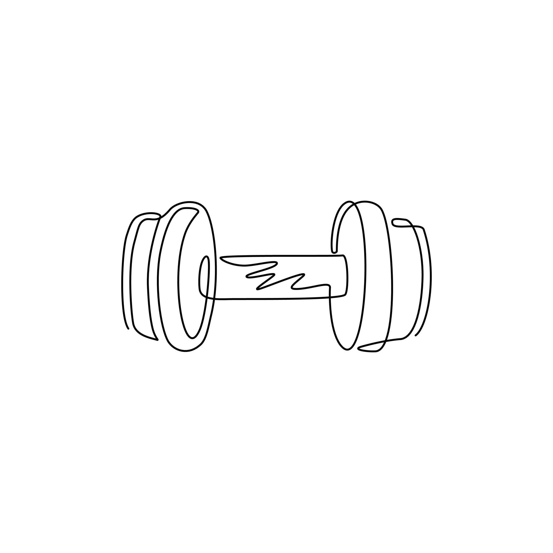Dumbbells Drawing