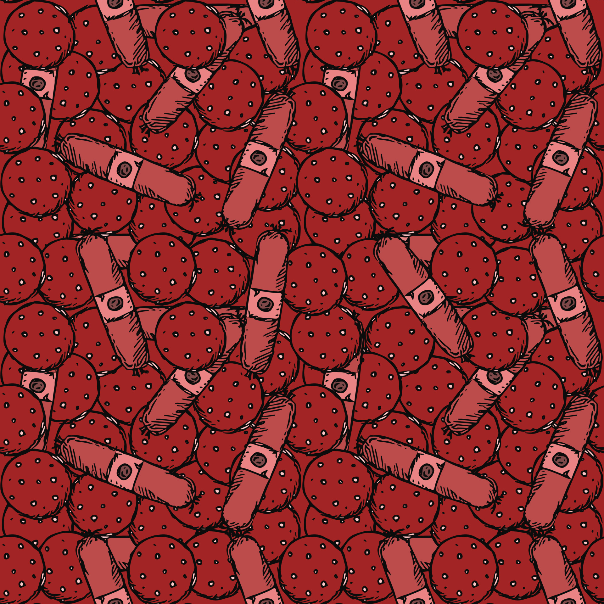 Seamless Meat Pattern 8724475 Vector Art At Vecteezy