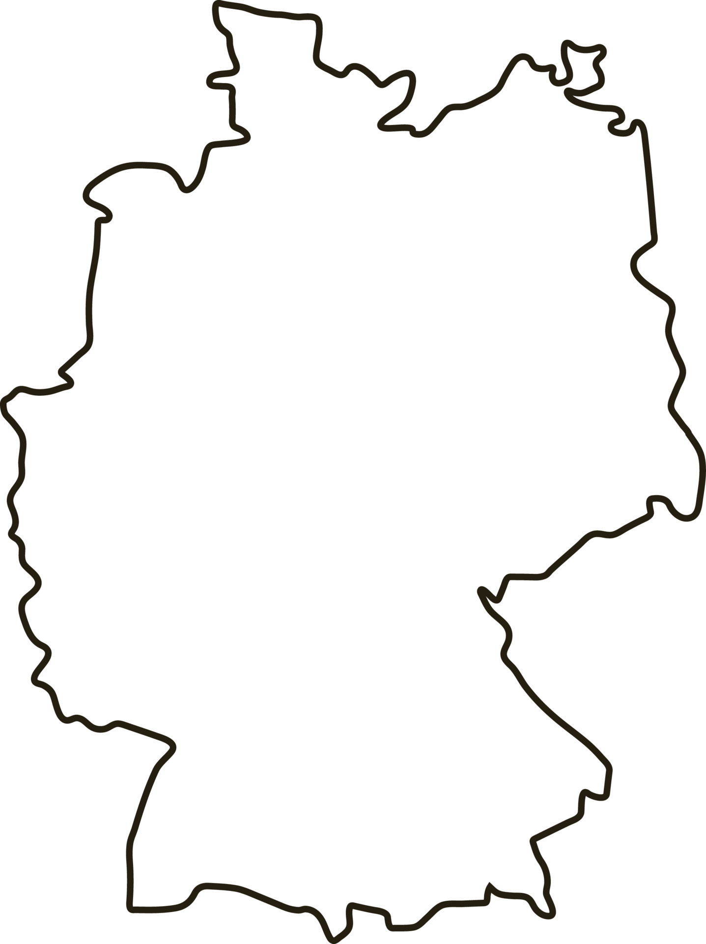 Map of Germany. Outline map vector illustration 8726852 Vector Art at ... Map of Germany. Outline map vector illustration 8726852 Vector Art at ...