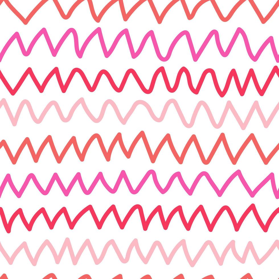 Hand drawn zig zag lines seamless pattern. Abstract wave background in ... Hand drawn zig zag lines seamless pattern. Abstract wave background in ...