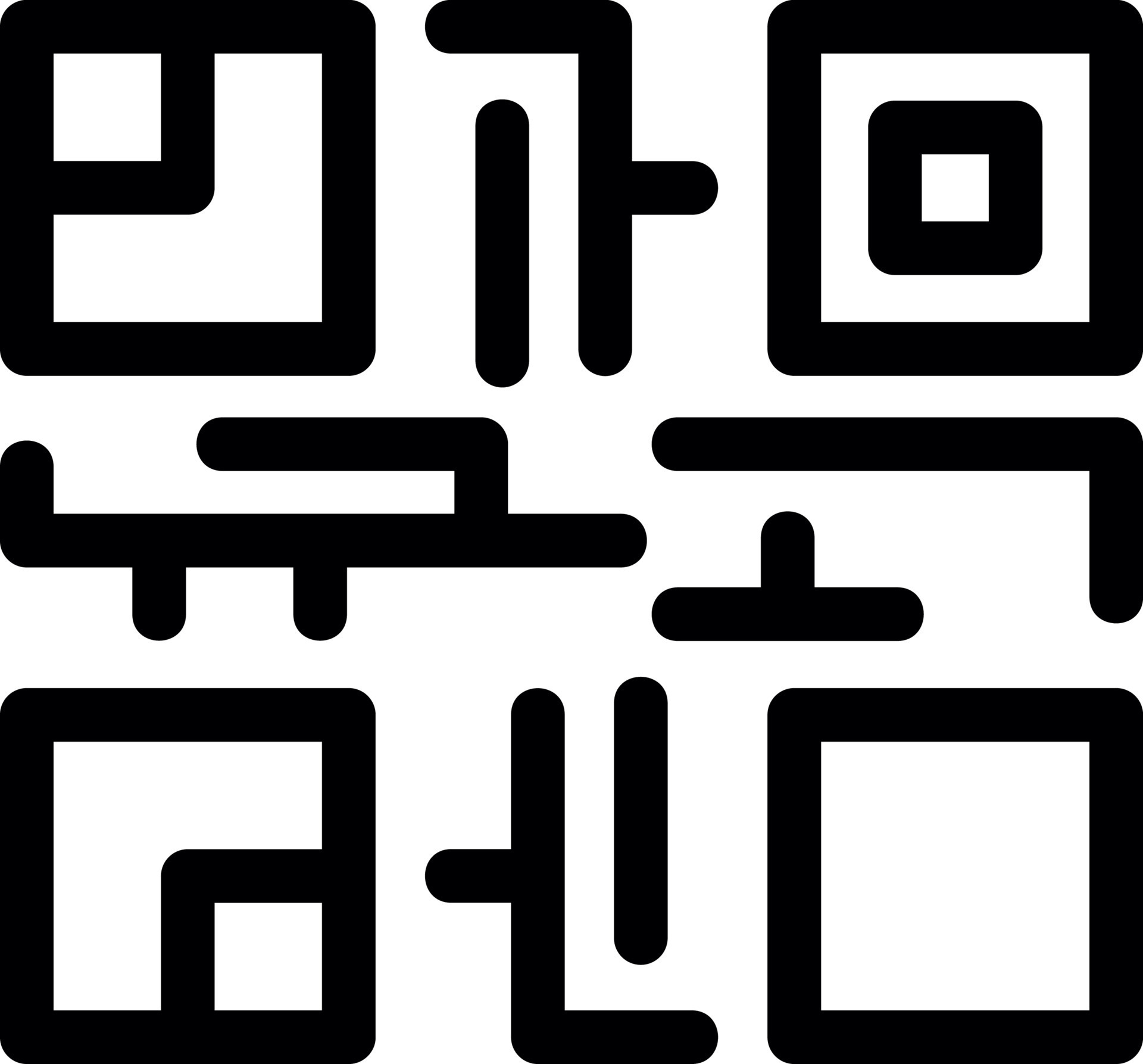 QR Code Line Icon 8735370 Vector Art at Vecteezy QR Code Line Icon 8735370 Vector Art at Vecteezy