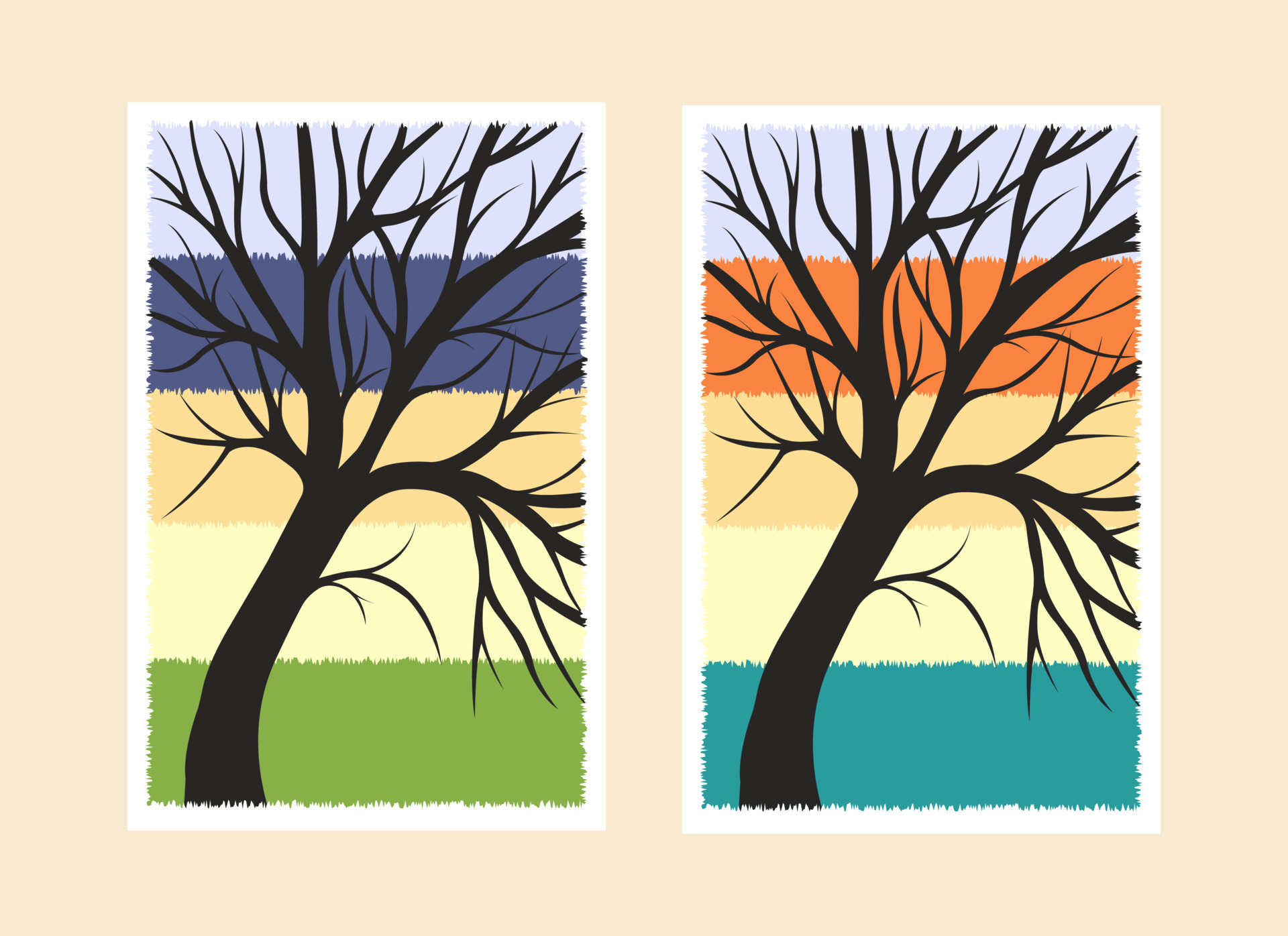 Abstract Tree Designs