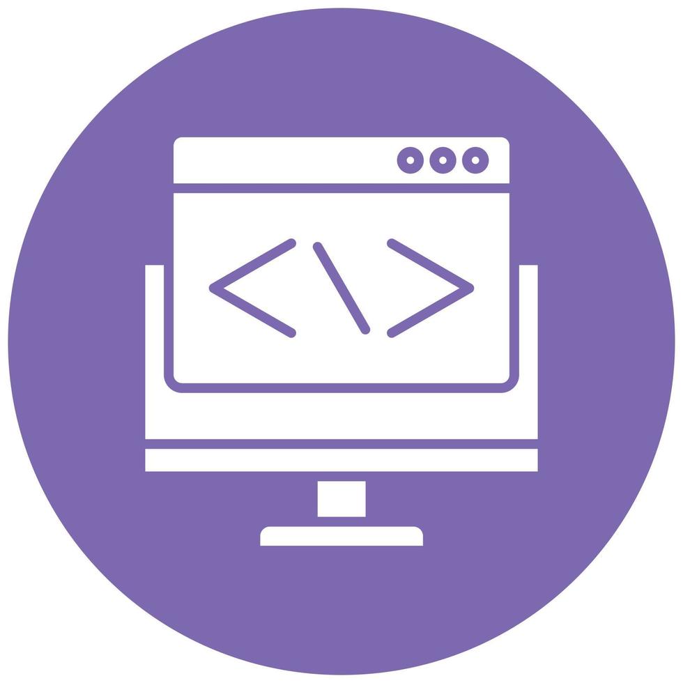 Web Programming Icon Style 8745573 Vector Art at Vecteezy