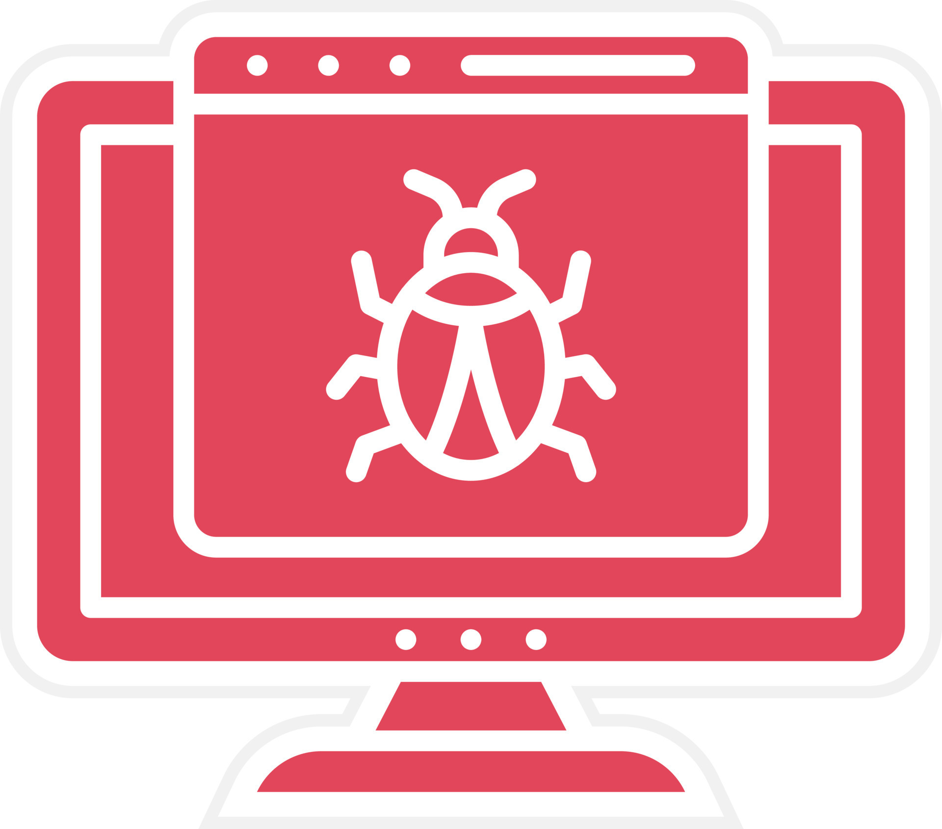 Computer Bug Icon Style 8758573 Vector Art at Vecteezy