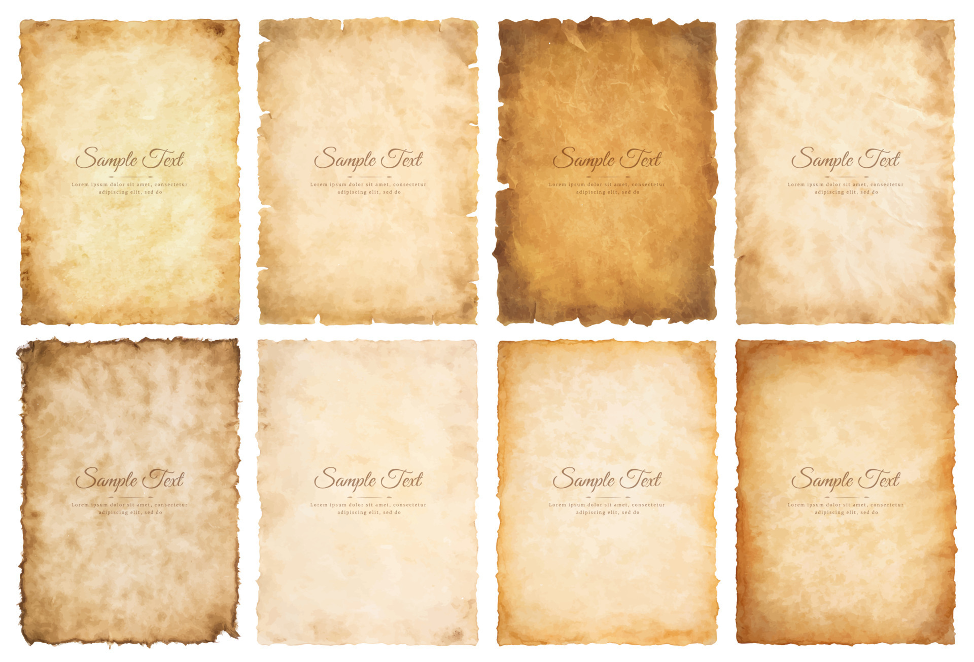 Parchment Paper Background Word
