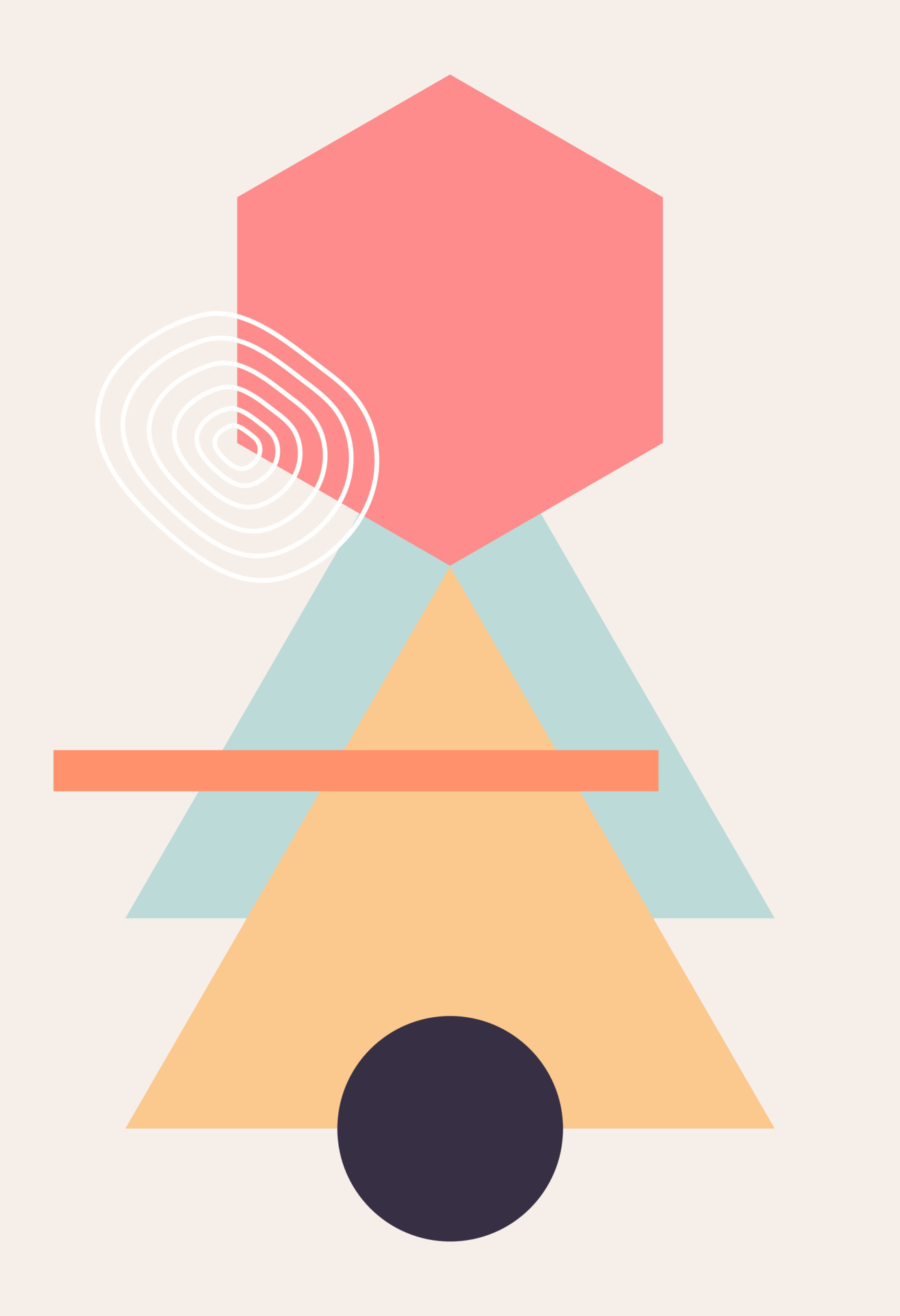 Abstract wall art. Abstract shapes 8777145 Vector Art at Vecteezy