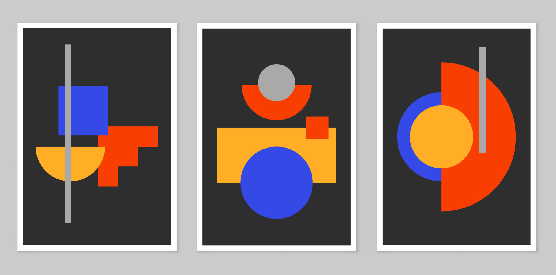 Abstract wall art. Abstract shapes 8777379 Vector Art at Vecteezy