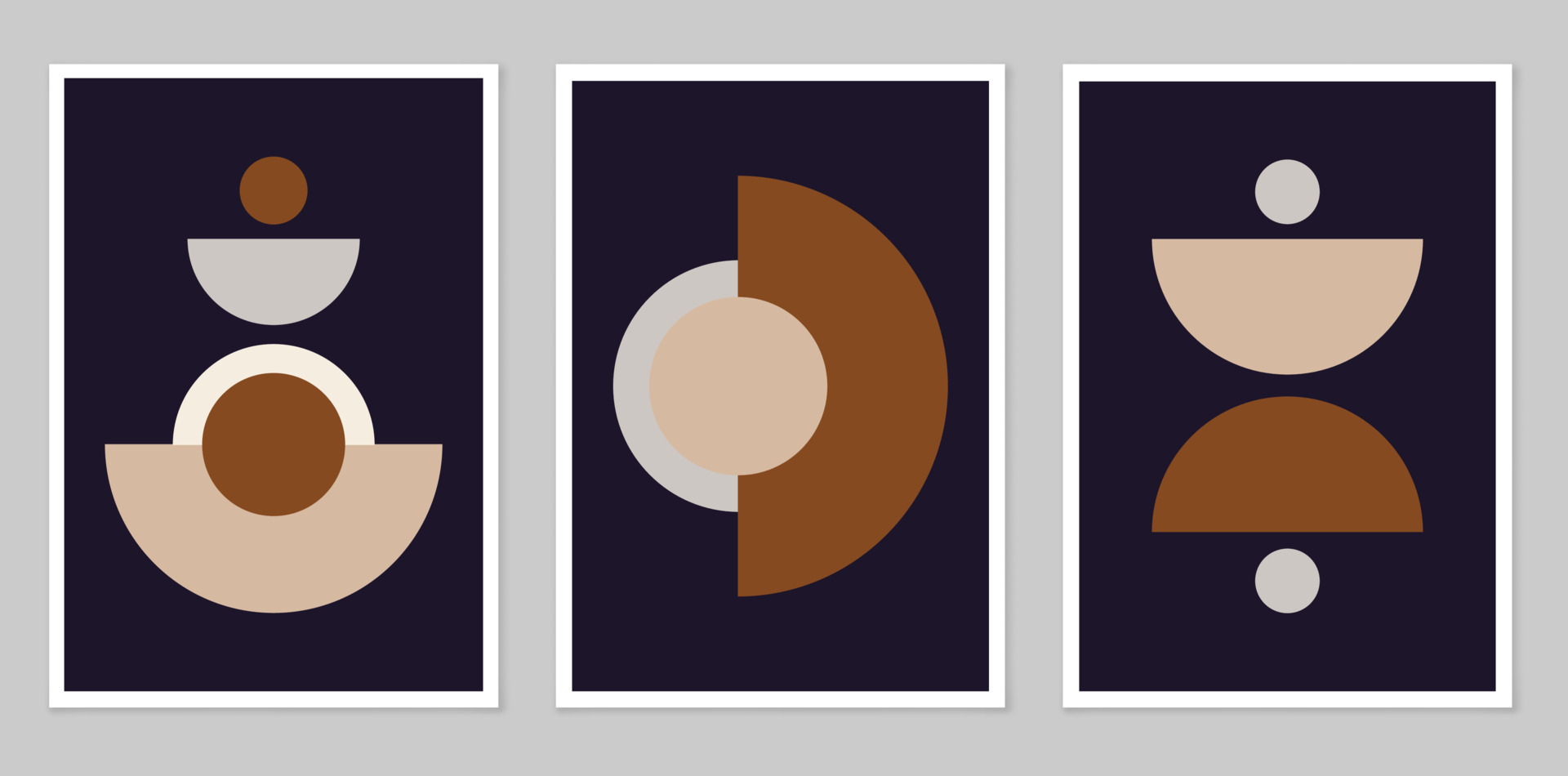 Abstract wall art. Abstract shapes 8777793 Vector Art at Vecteezy