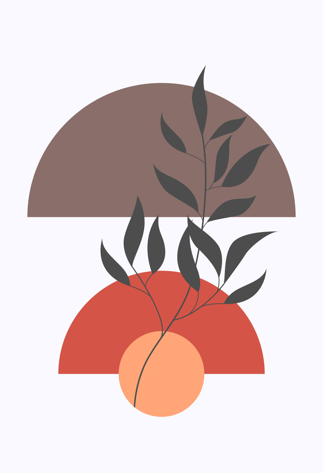 Abstract wall art. Abstract shapes 8777841 Vector Art at Vecteezy