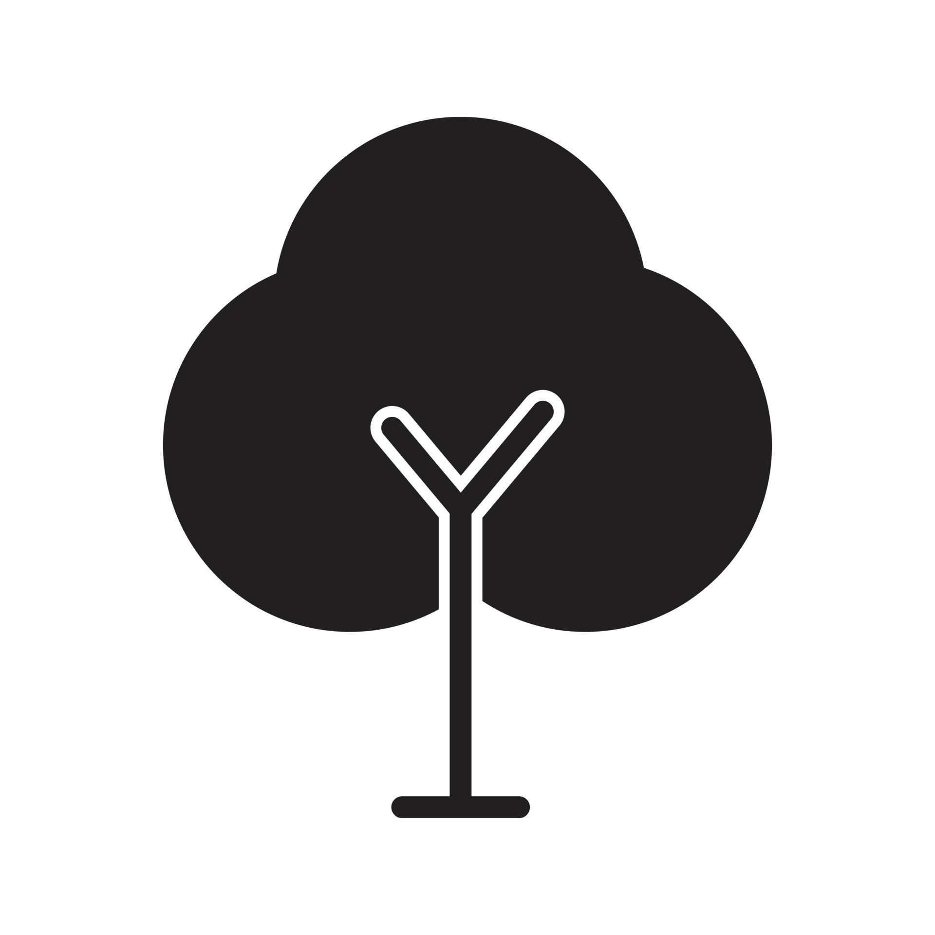 tree vector for website symbol icon presentation 8800065 Vector Art at ...