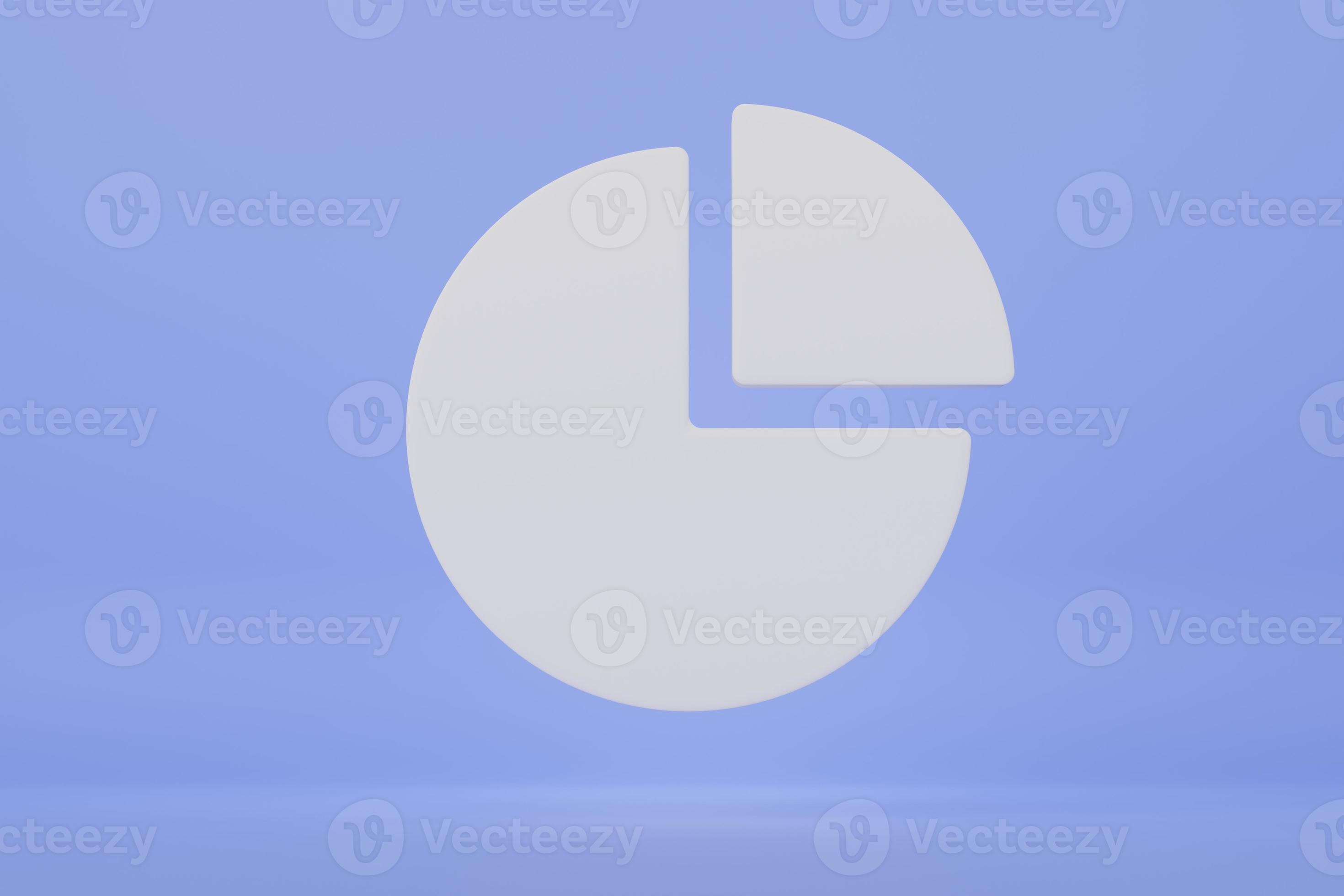 3d render SEO pie graph data an analytics. User interface for web banner and mock up. Business ...