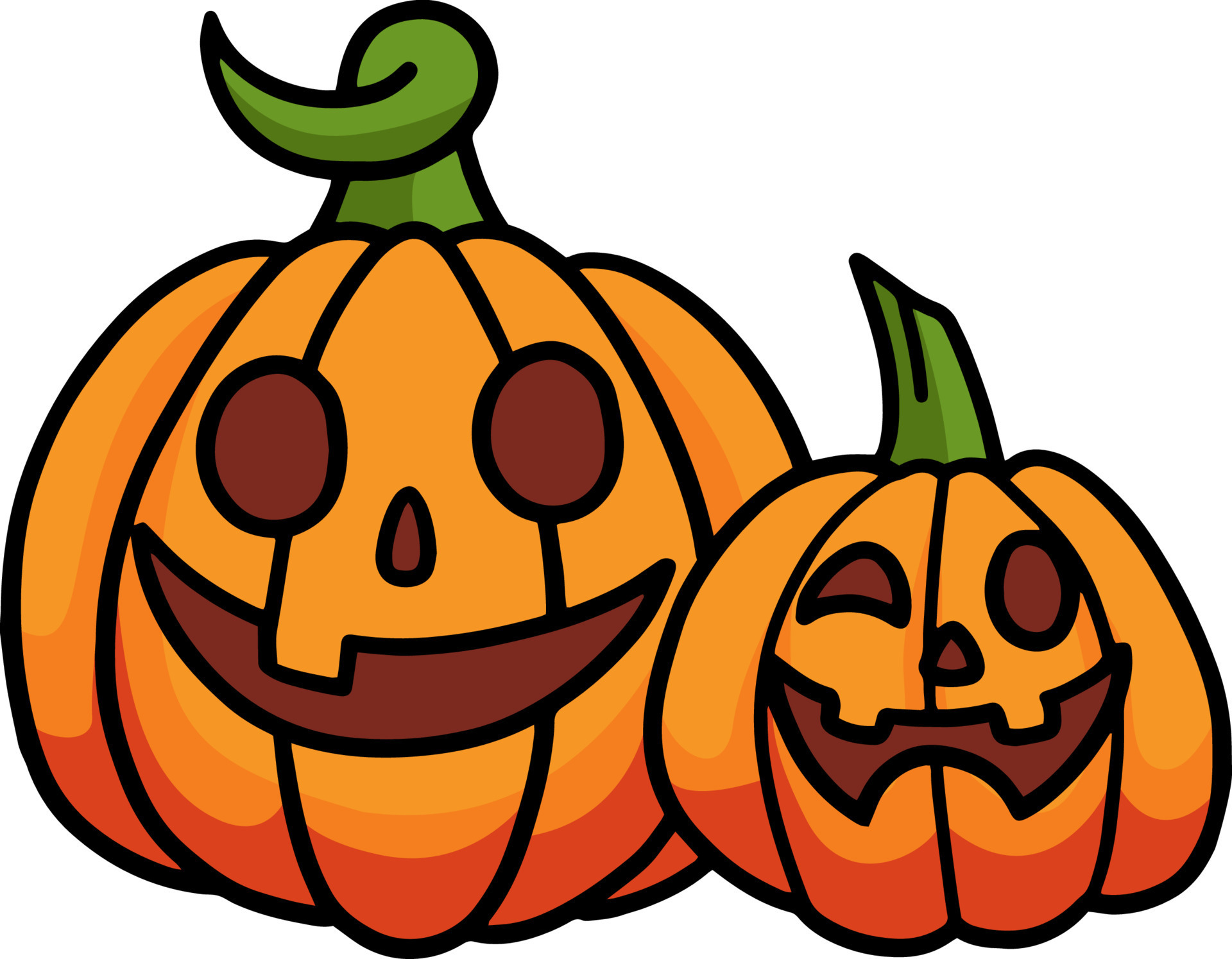 Halloween Pumpkins Clipart